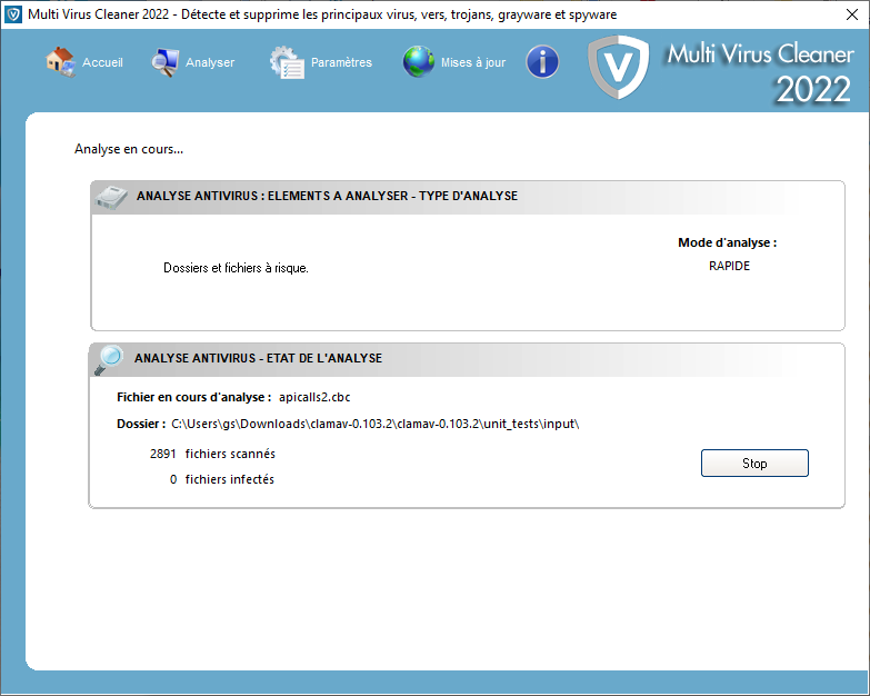 Multi Virus Cleaner 2022 : outil de désinfection antivirus gratuit